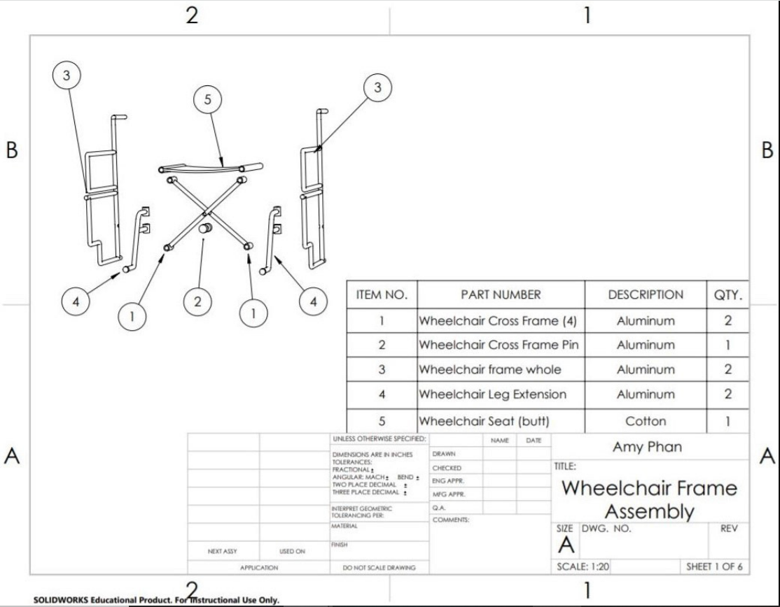 Portfolio Details - Wheelchair Design